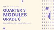 Grade 8 ADM Modules Quarter 3 For S Y 2020 2021 Free Download 