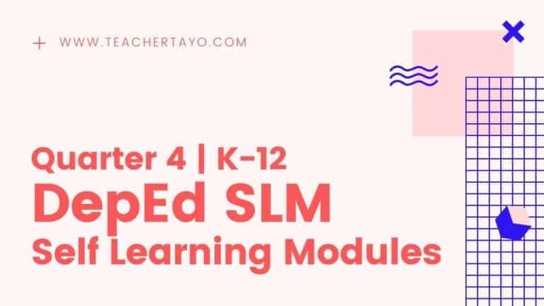 Grade 8 SLM Quarter 4 – DepEd Self Learning Modules Free Download ...